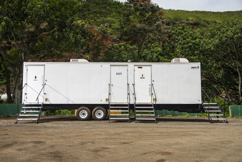 Executive Restroom Trailer Rentals on Oahu - Event Sanitation Plus